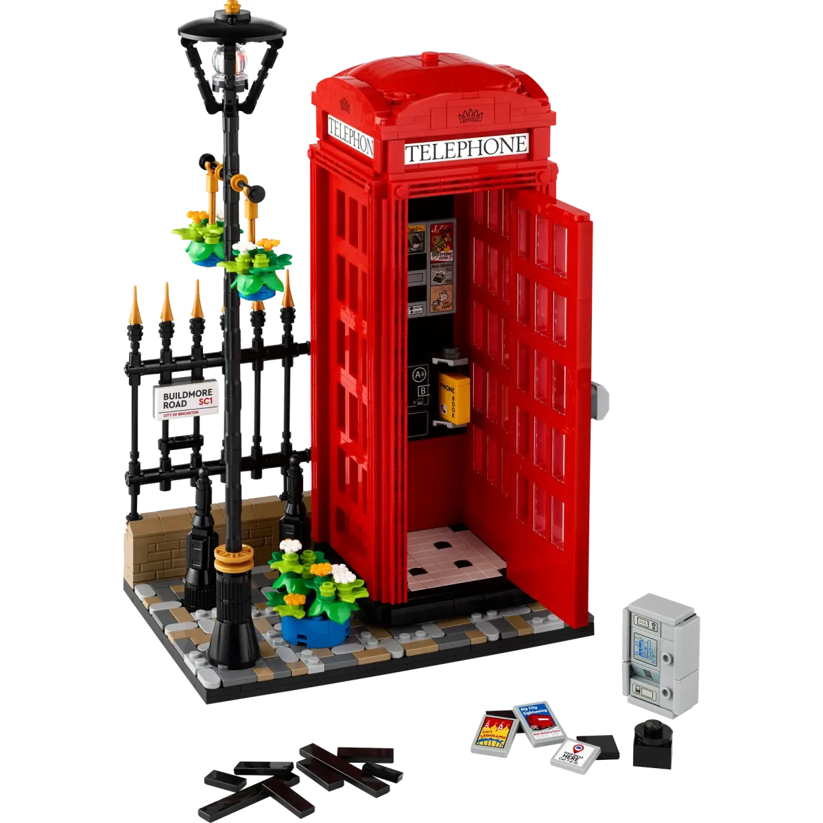 Borrow and Build | LEGO Ideas Red London Telephone Box